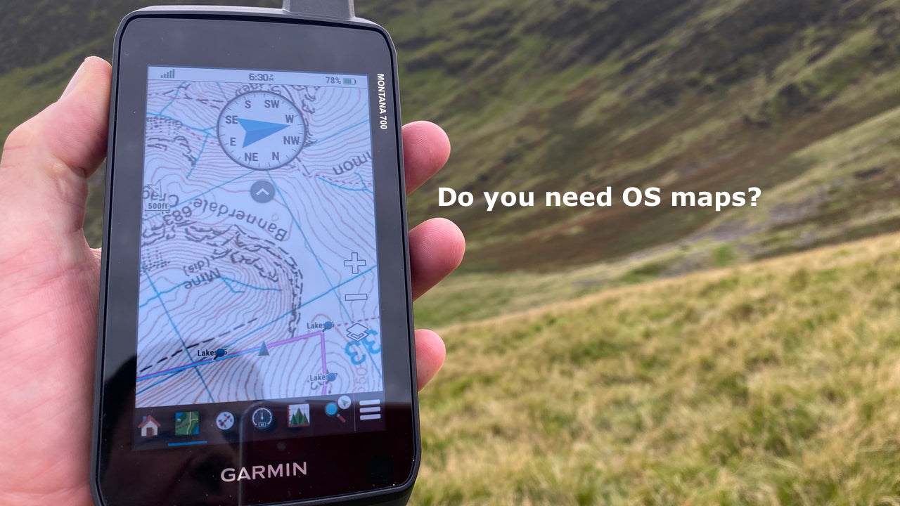 Do I Need OS Maps on My GPS if I Have OS Premium? | Outdoor GPS Shop